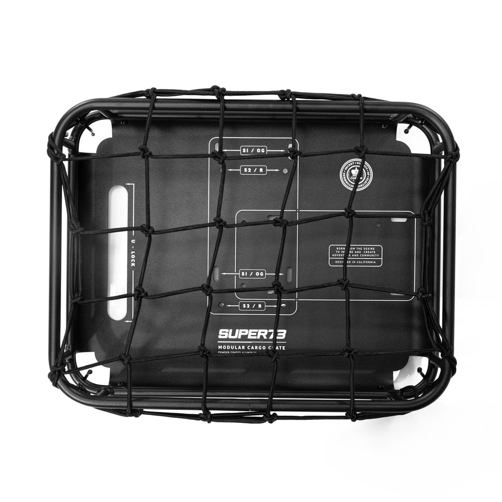 Flexible Cargo Crate Net With Hooks and Straps | SUPER73