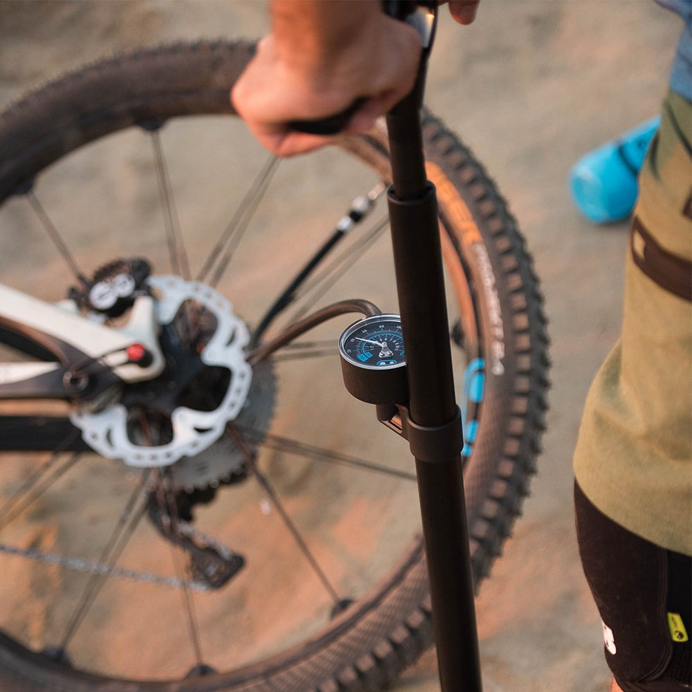 Ergonomic, Easy-To-Use Floor Pump by Crankbrothers | SUPER73